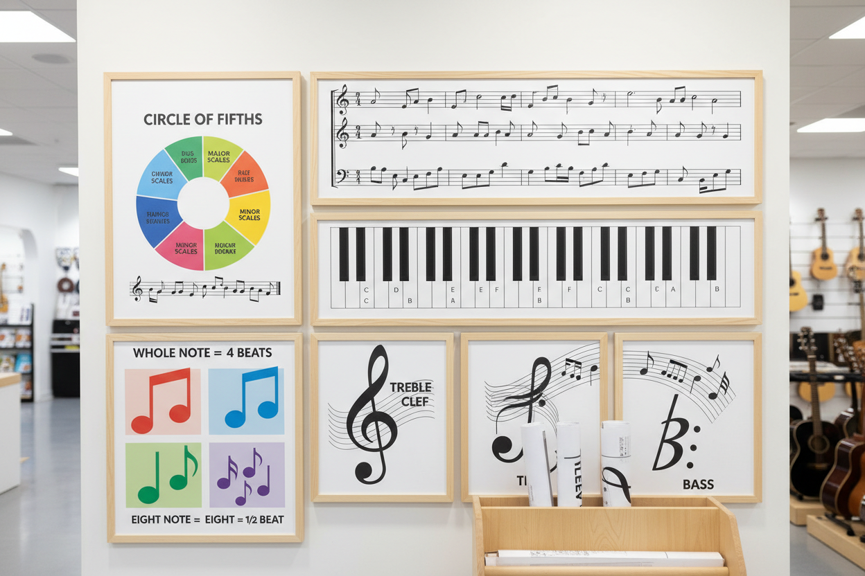 Note Posters & Charts – MOOZYK